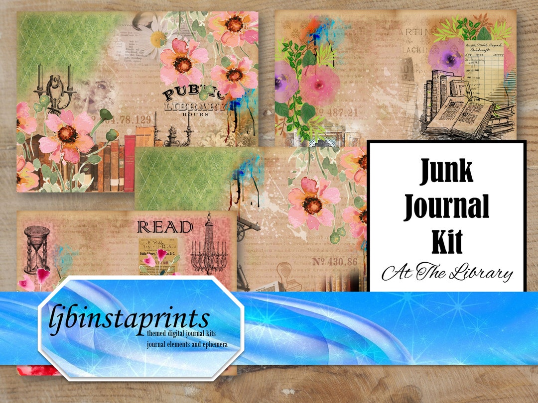 At the Library Journal Kit, Library Journal Kit, Book Journal Kit, Junk ...