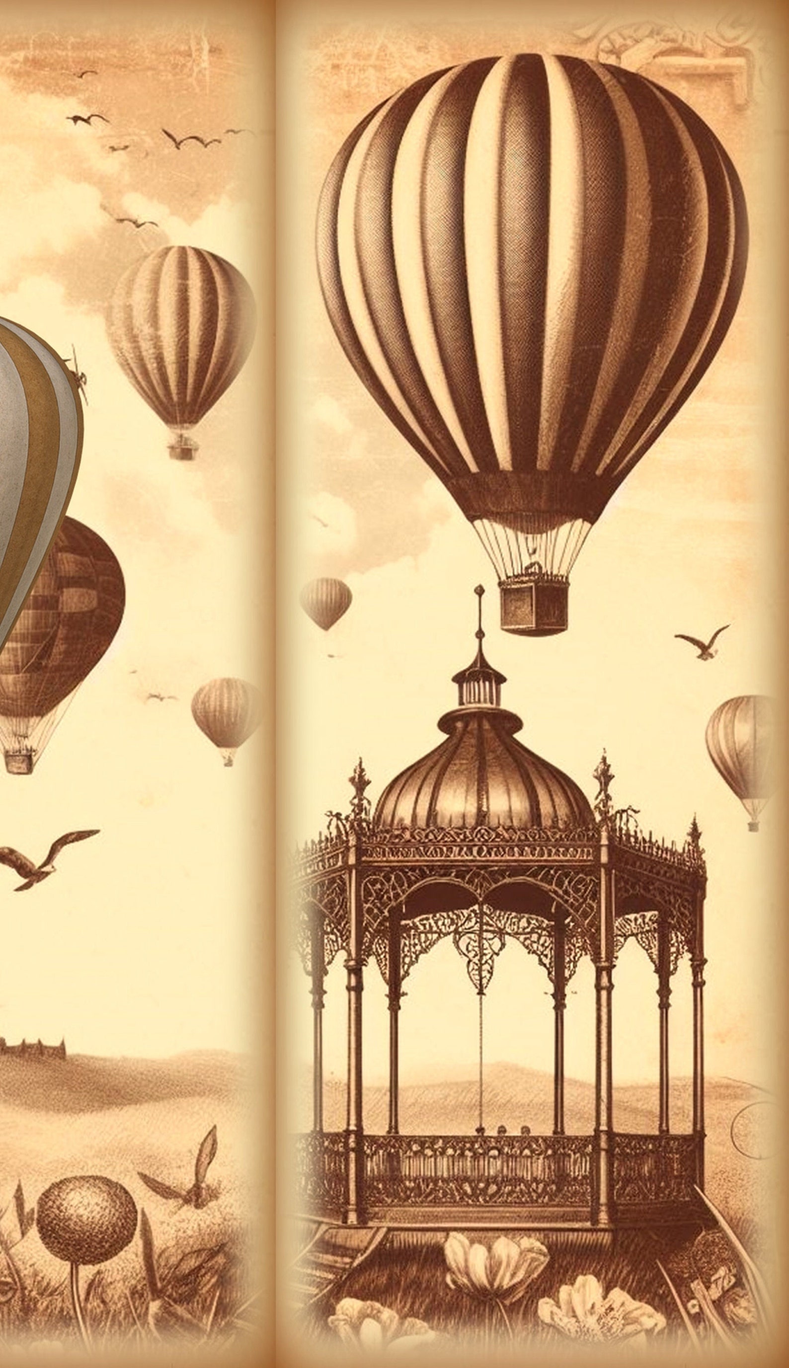 Hot Air Balloons Skinny Journal Kit, Skinny Journal Kit, Tall Journal ...