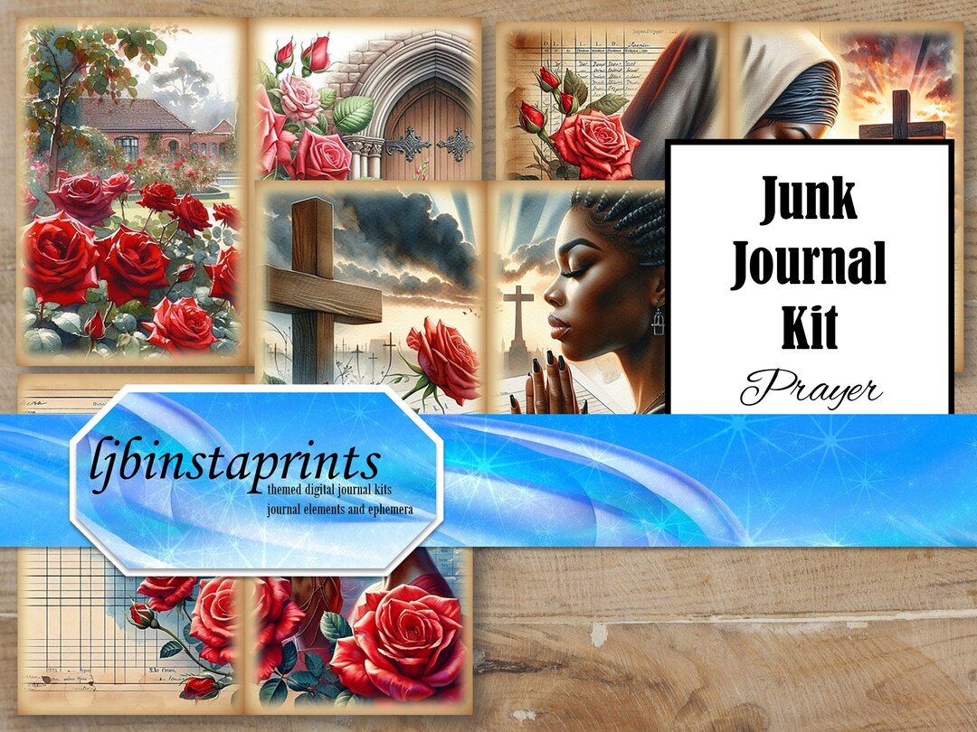 Prayer Writing Journal Kit, Bible Study Journal Kit, Prayer Scripture ...