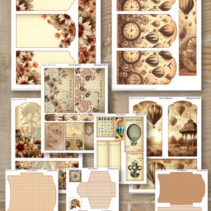 Hot Air Balloons Skinny Journal Kit, Skinny Journal Kit, Tall Journal ...