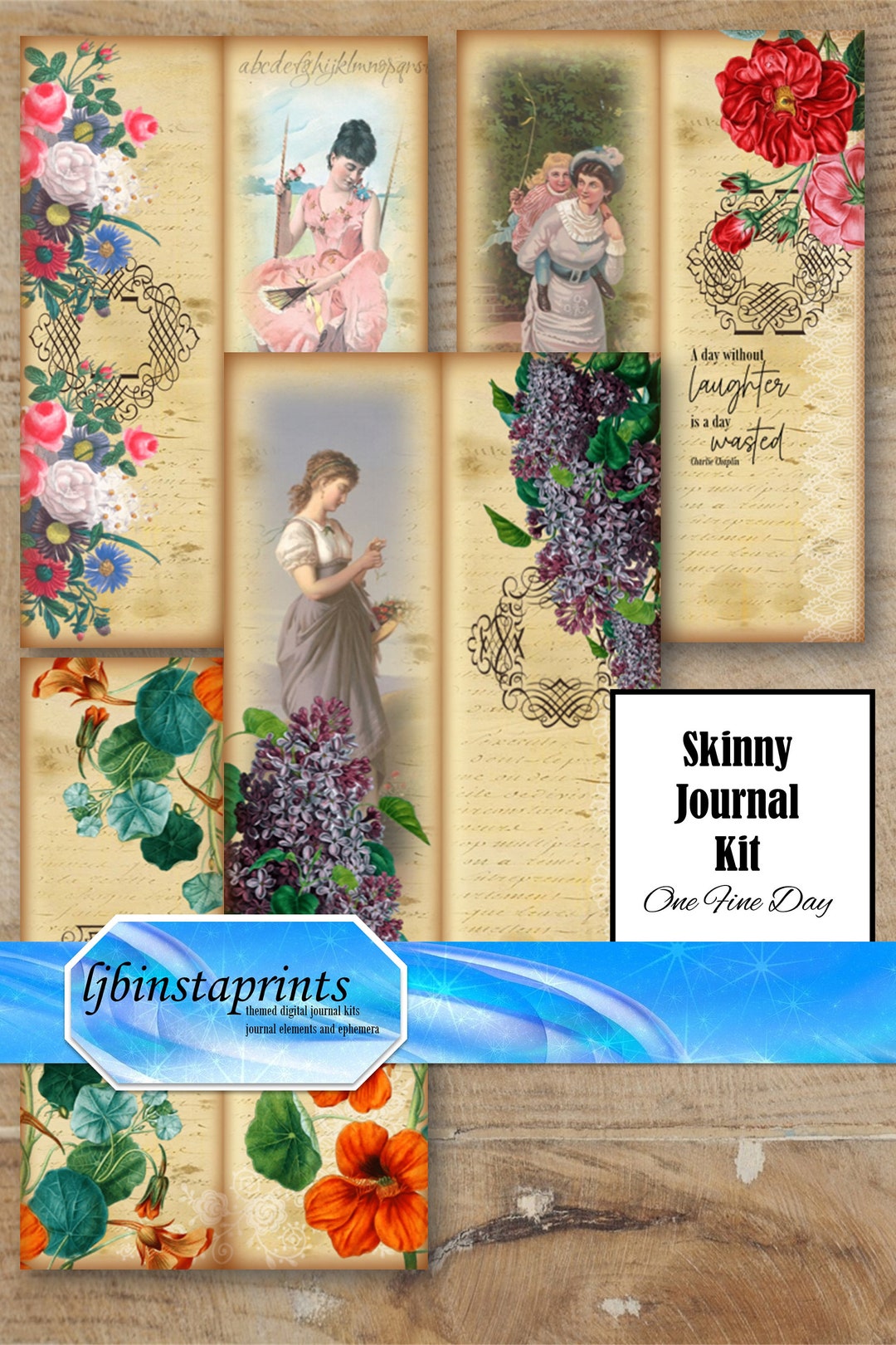 One Fine Day Skinny Journal Kit, Skinny Journal Kit, Tall Journal Kit ...