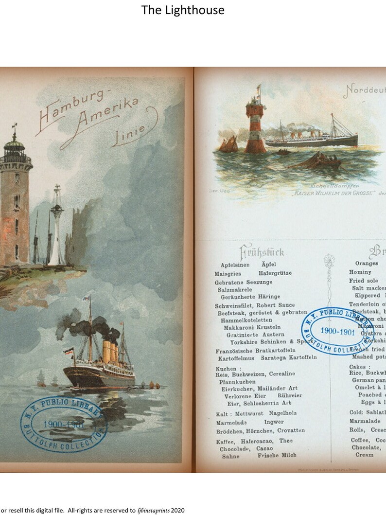 The Lighthouse Journal Kit Vintage Lighthouse Journal Kit - Etsy