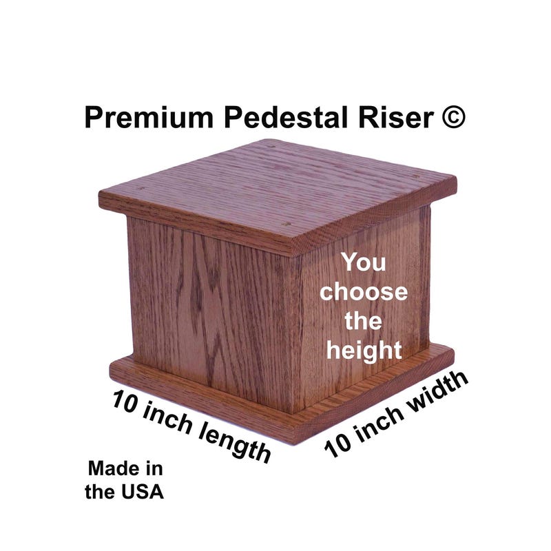 Pedestal Oak Plinth - Etsy