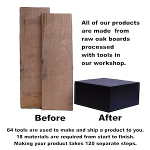 Oak Riser 8 X 8, You Choose the Height, Plinth, Centerpiece, Wedding ...