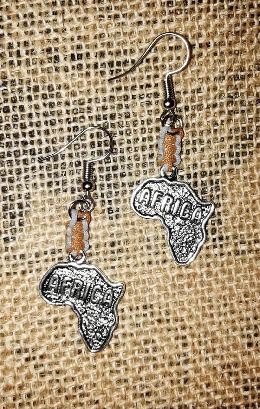 Africa Map Earrings - Etsy