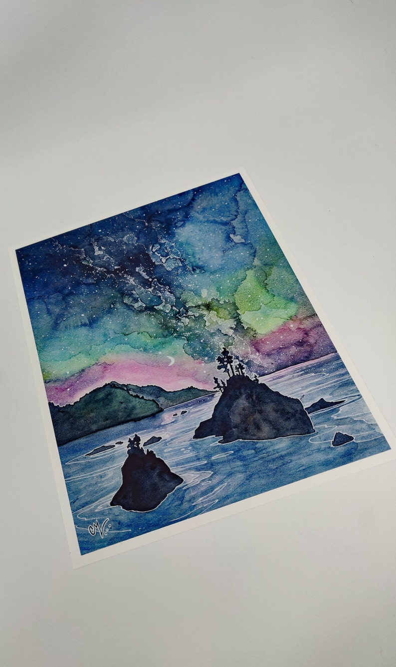 Oregon Coast Stardust Print - Etsy