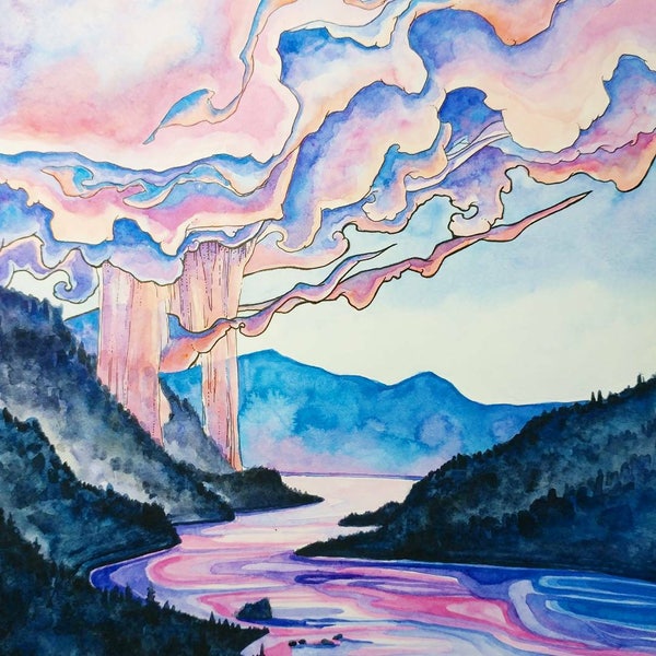 Columbia River Gorge - Etsy