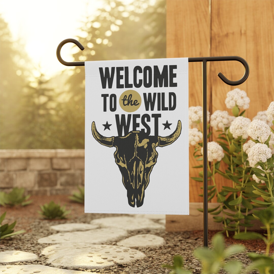 Welcome to the Wild West Banner, Western Themed Banner, Outdoor Country ...