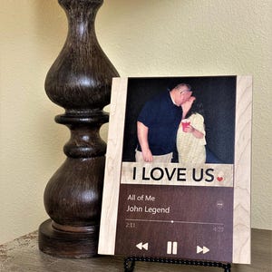 Custom Love Song Playlist on Wood - Etsy