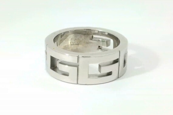 G Ring von Gucci 18K WeiBgold G Ring 750 WeiBgold G Ring GroBe 6 5