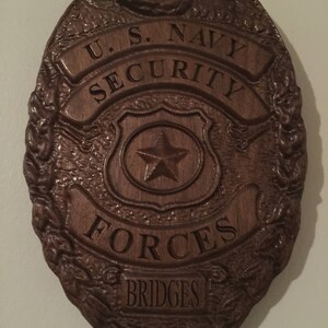 US Navy Security Forces Badge MAA - Etsy