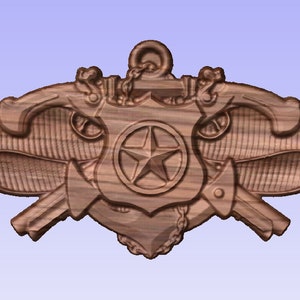 Senior Navy Security Force NSF Badge - Etsy