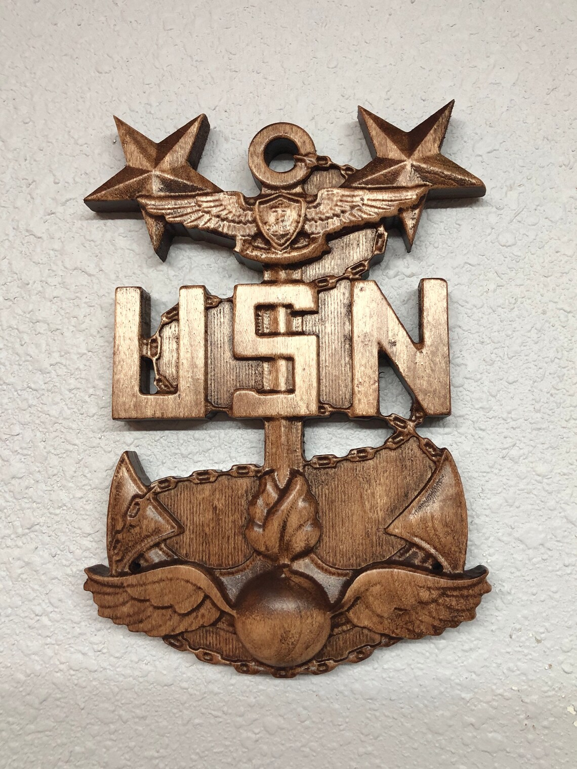 USN Master Chief Petty Officer Anchor MCPO - Etsy