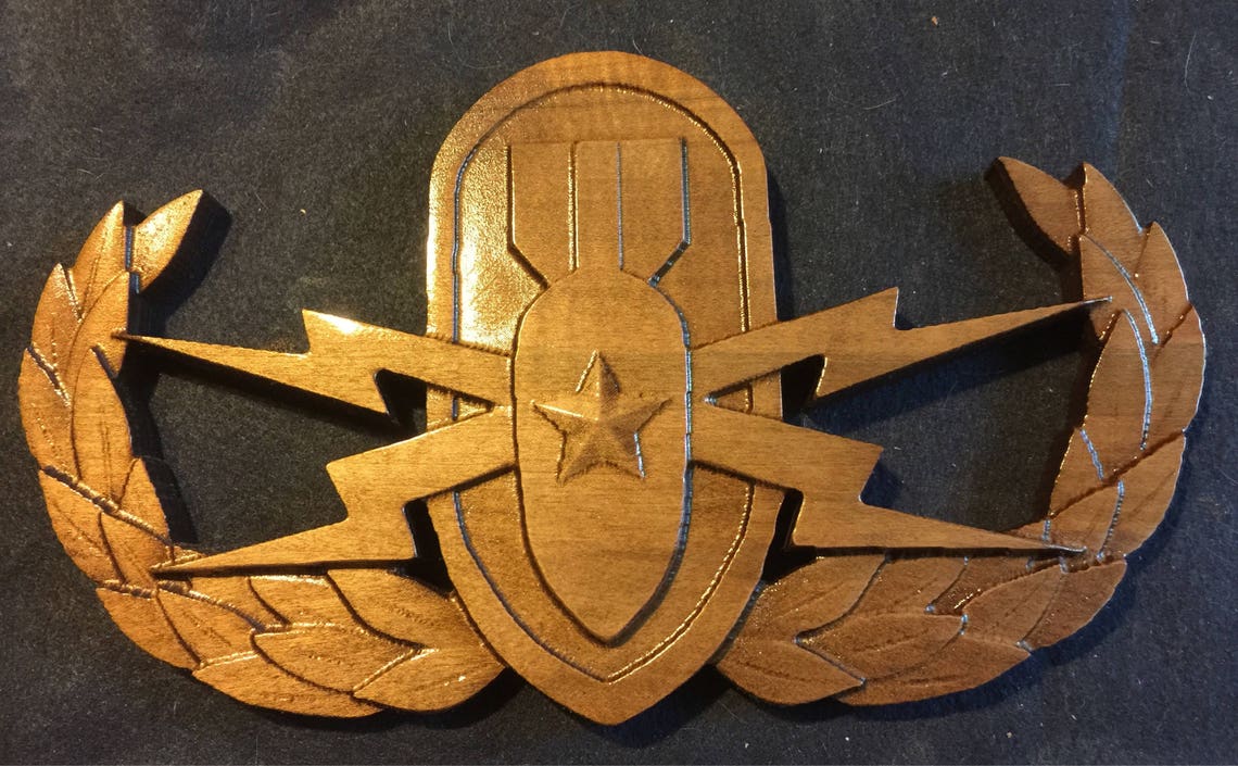 Basic and Senior Explosive Ordnance Disposal (EOD) Badges - Etsy