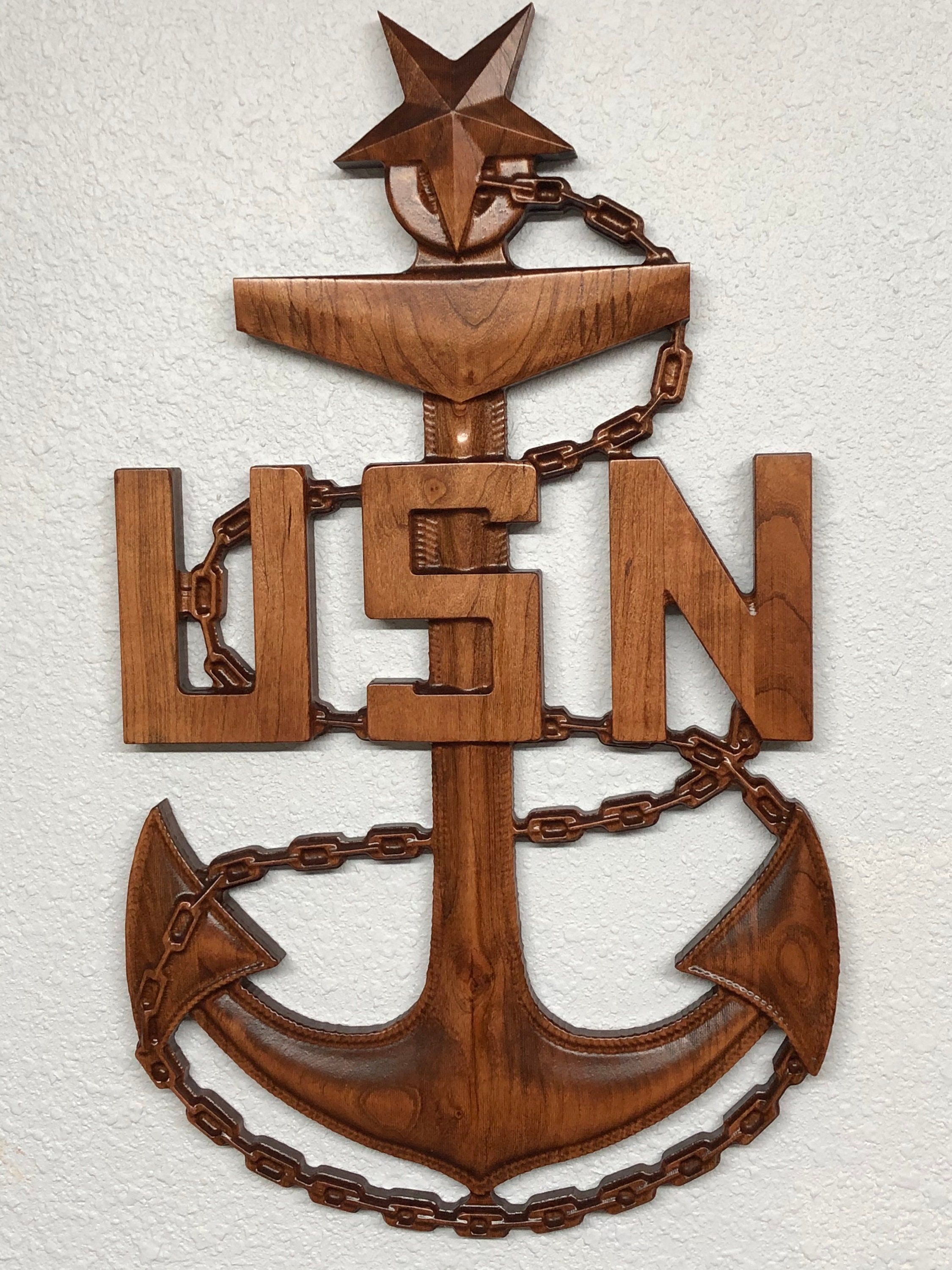 USN Chief and Senior Chief Anchors - Etsy