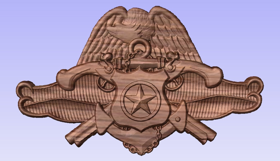 US Navy Security Forces Master Badge - Etsy