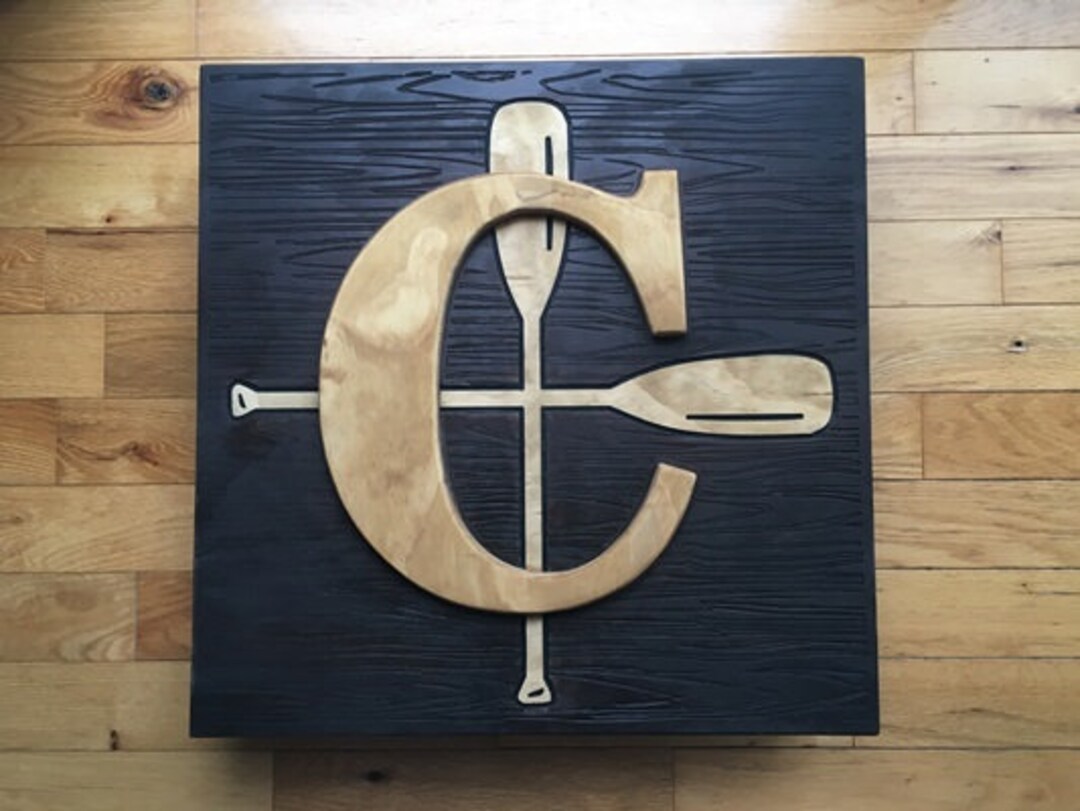 Custom Two Piece Monogram Sign - Etsy