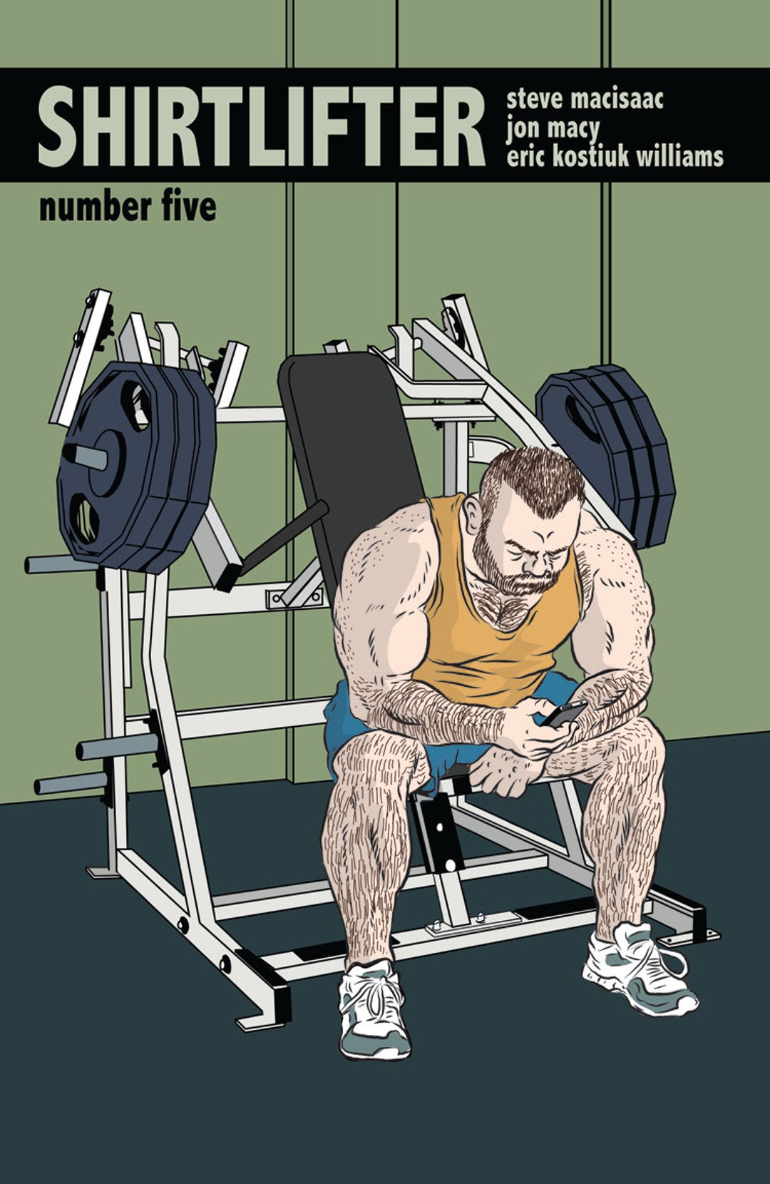 Sale Shirtlifter 5 Gay Comics Queer Comics Gay Bear Muscle Bear Art Comics Literary Comics