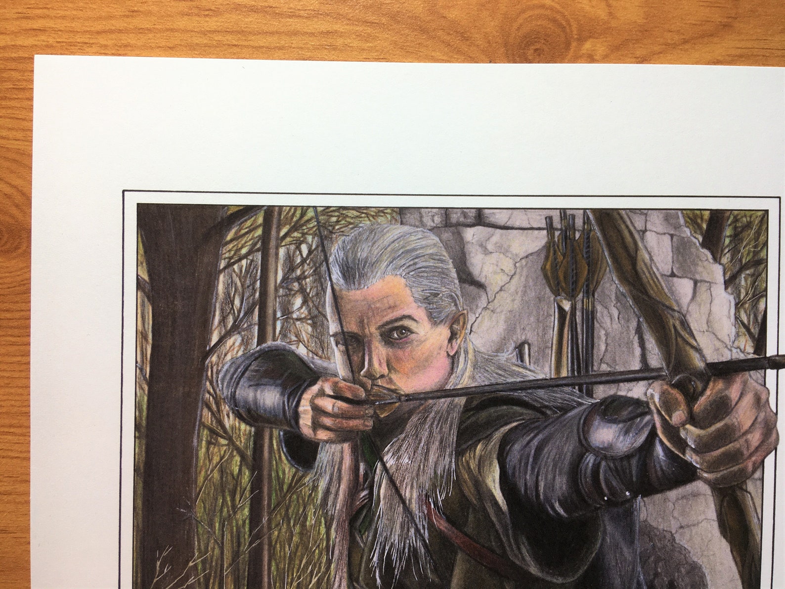 Legolas Art Print A4 Lord of the Rings Art Print Legolas - Etsy UK