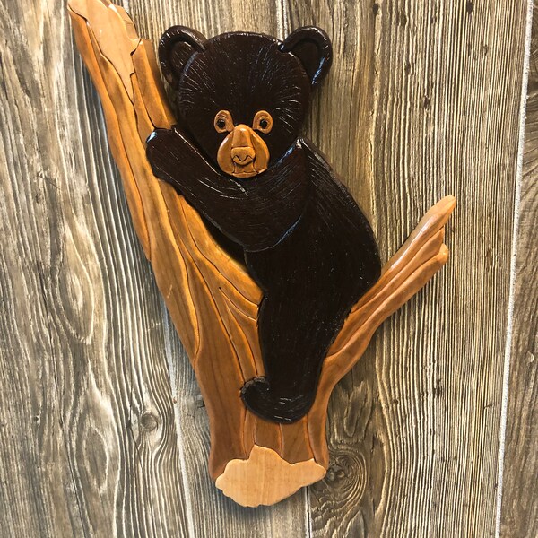 Intarsia Bear - Etsy