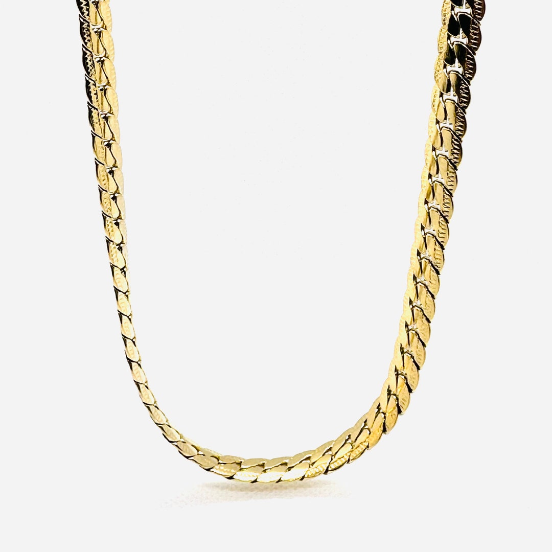 Cuban Texture Necklace - Etsy