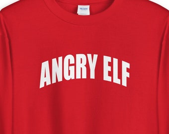 Angry Elf Sweatshirt | Etsy