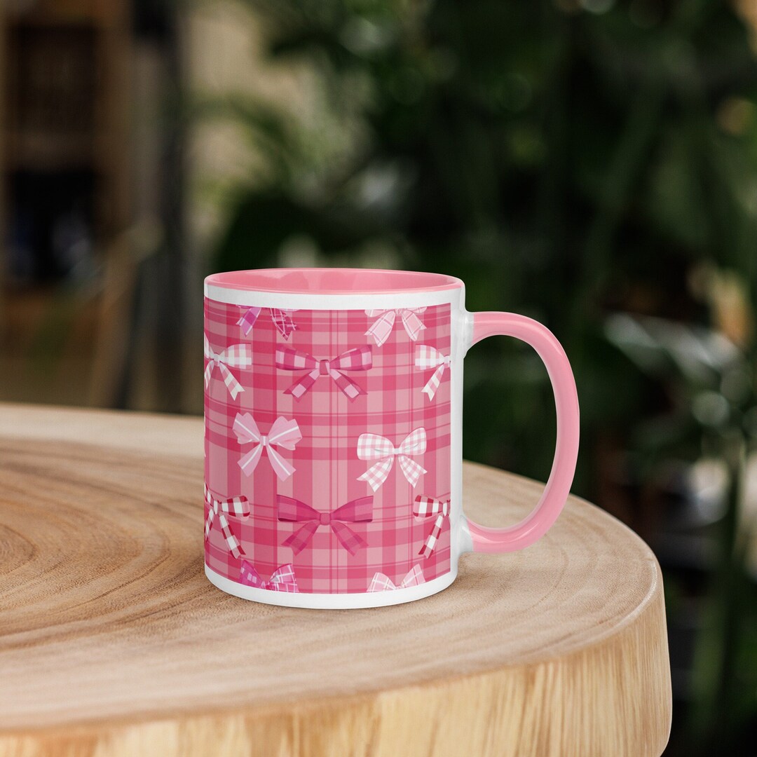 Mug Cute Pink Interior Mug Aesthetic Coquette Dorm Room Decor Pink Room ...