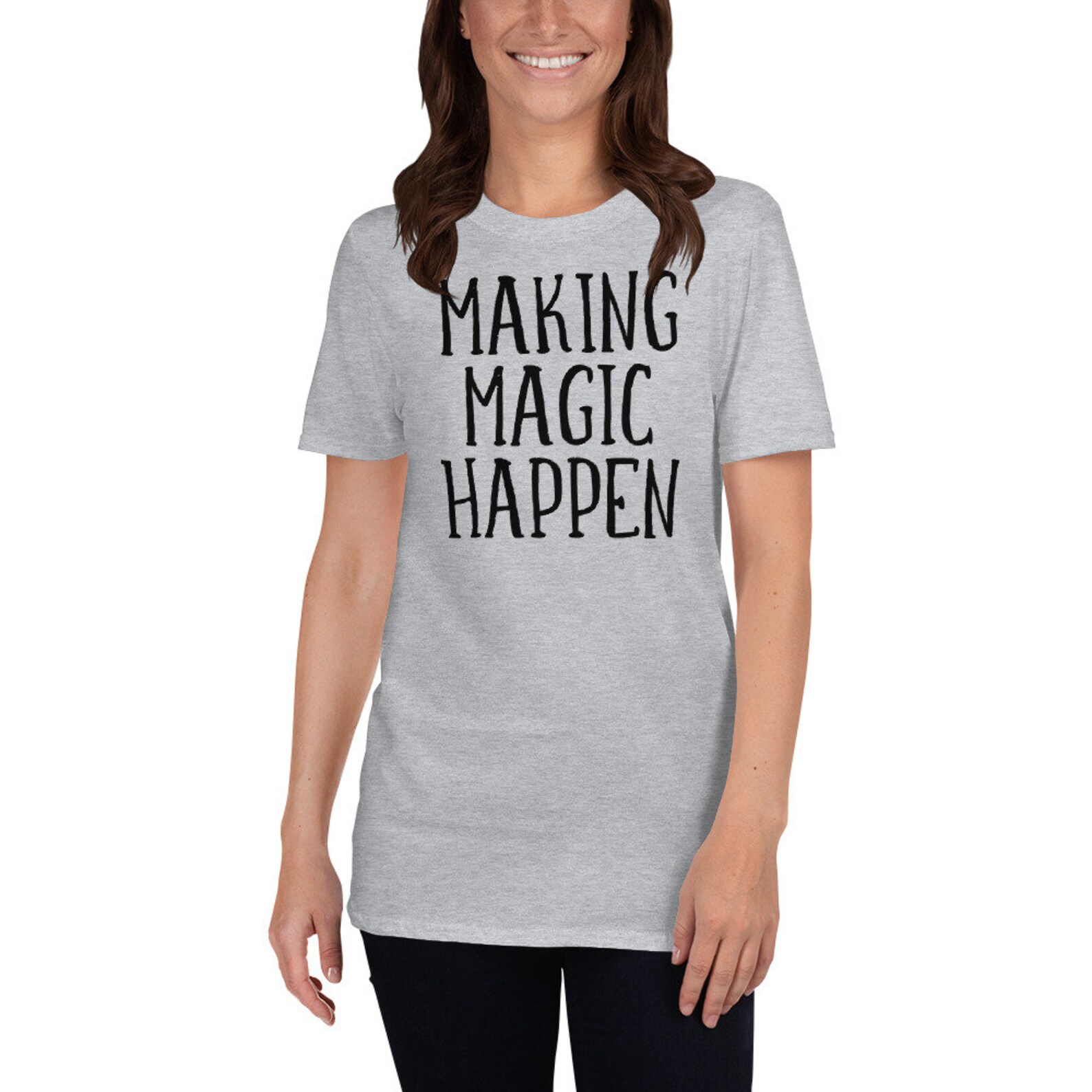 Making Magic Happen Short-sleeve Unisex T-shirt, Magical Vacation, Make ...