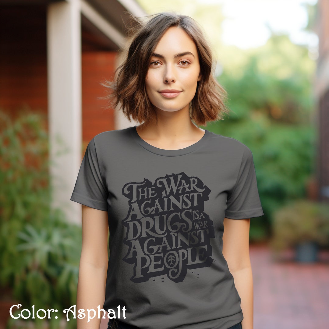 T Shirt Harm Reduction T-shirt Addiction Counselor Shirt War Against ...