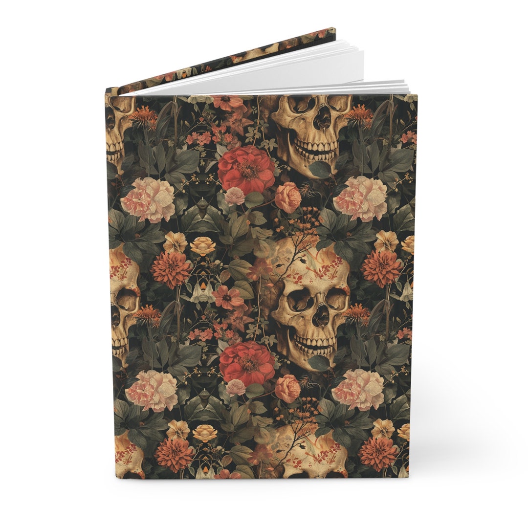 Journal Dark Academia Aesthetic Matte Hardcover Journal Moody Botanical ...