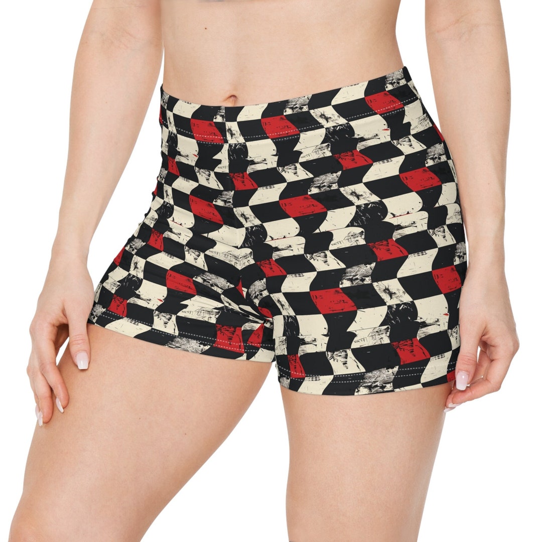 Shorts Victory Lane Women's Booty Shorts Trendy Design Racing Inspired ...