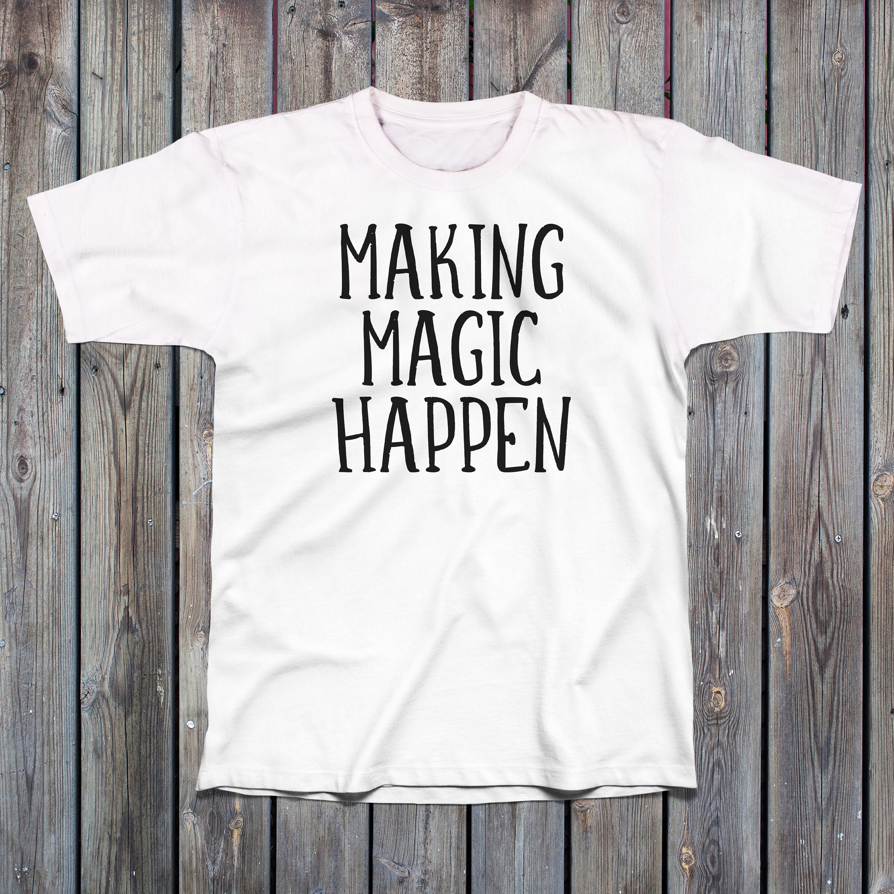 Making Magic Happen Short-sleeve Unisex T-shirt, Magical Vacation, Make ...
