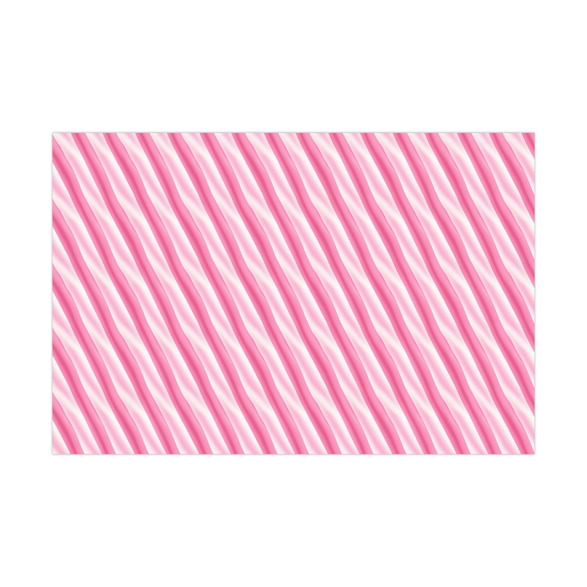 Wrapping Paper Vibrant Pink Candy Stripe Wrapping Paper Premium Gift ...