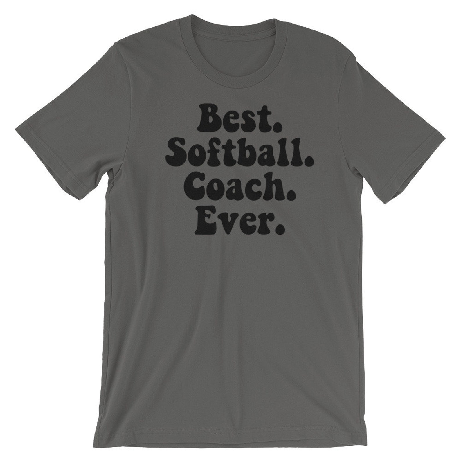 Best Softball Coach Ever Short-sleeve Unisex T-shirt, Fastpitch ...