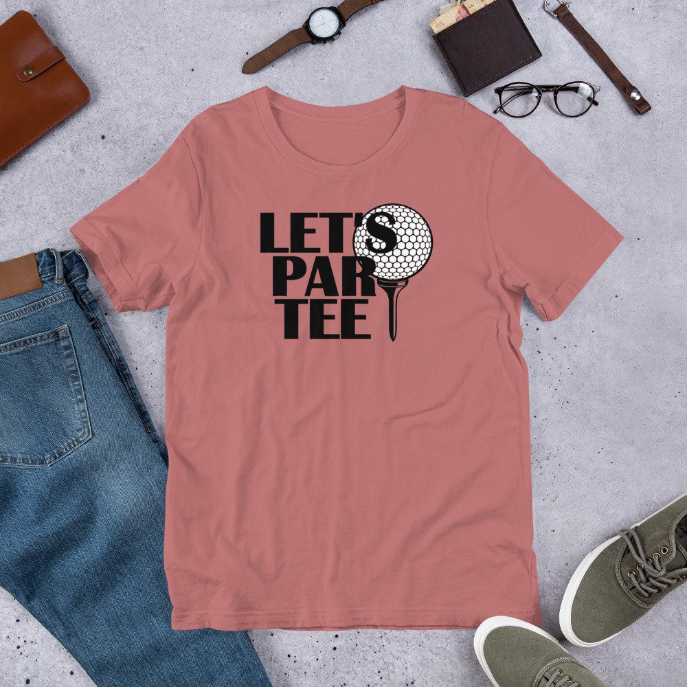 Let's Par Tee Short-sleeve Unisex T-shirt Golf Gifts for - Etsy