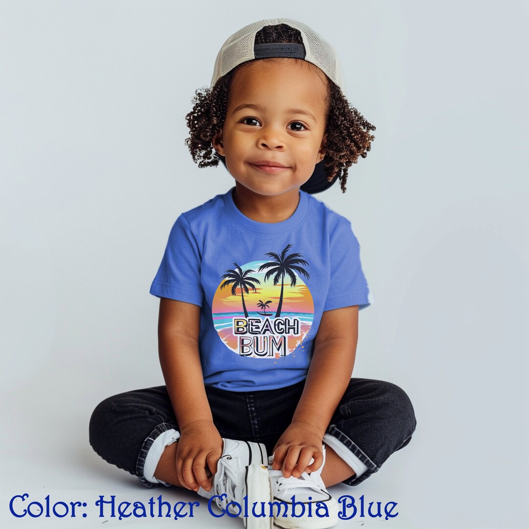 Tee Beach Bum Kid Baby Jersey T-shirt Beach Bum Baby T Shirt Modern Tee ...