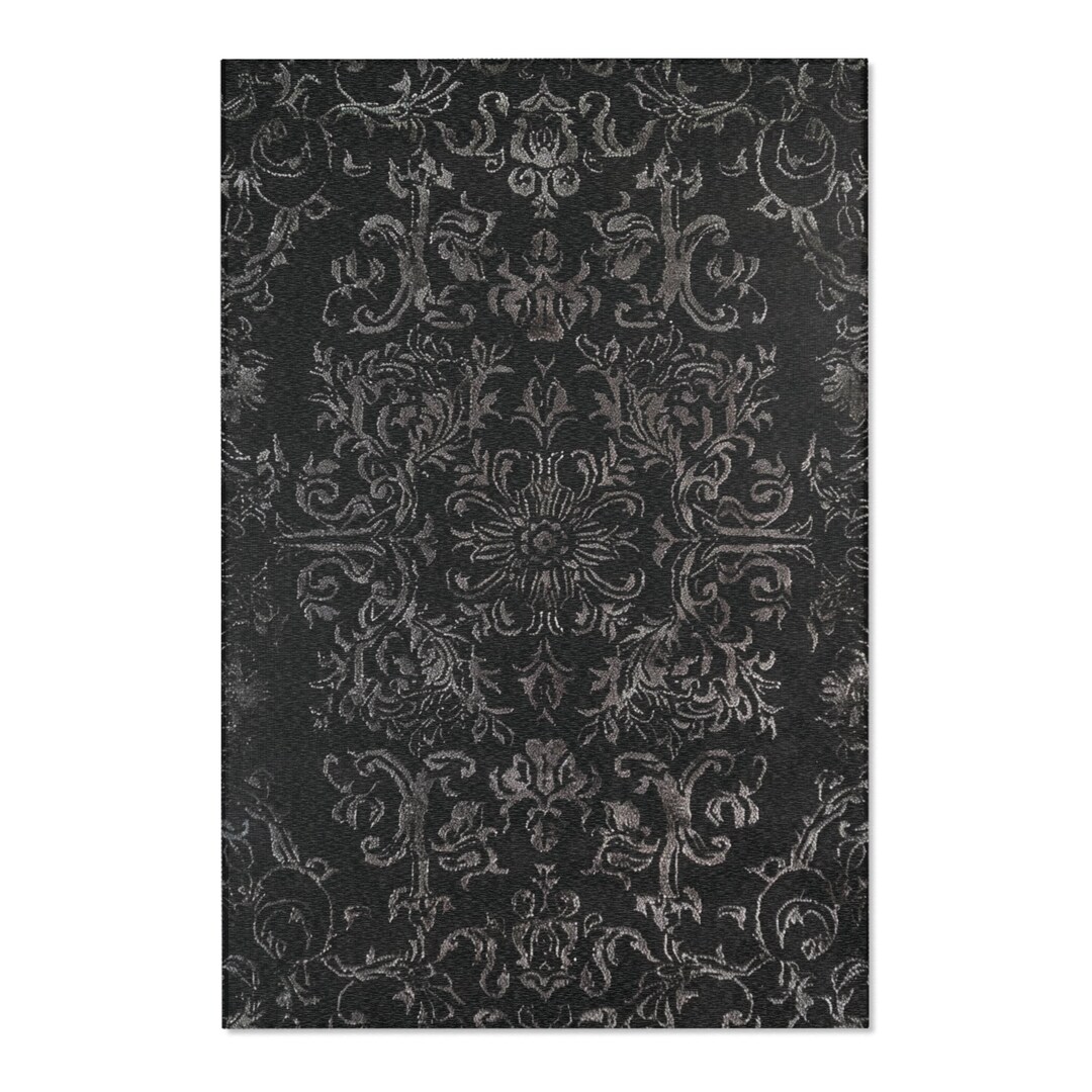 Rug Gothic Design Victorian Goth Decor Witchy Area Rug Dark Academia ...