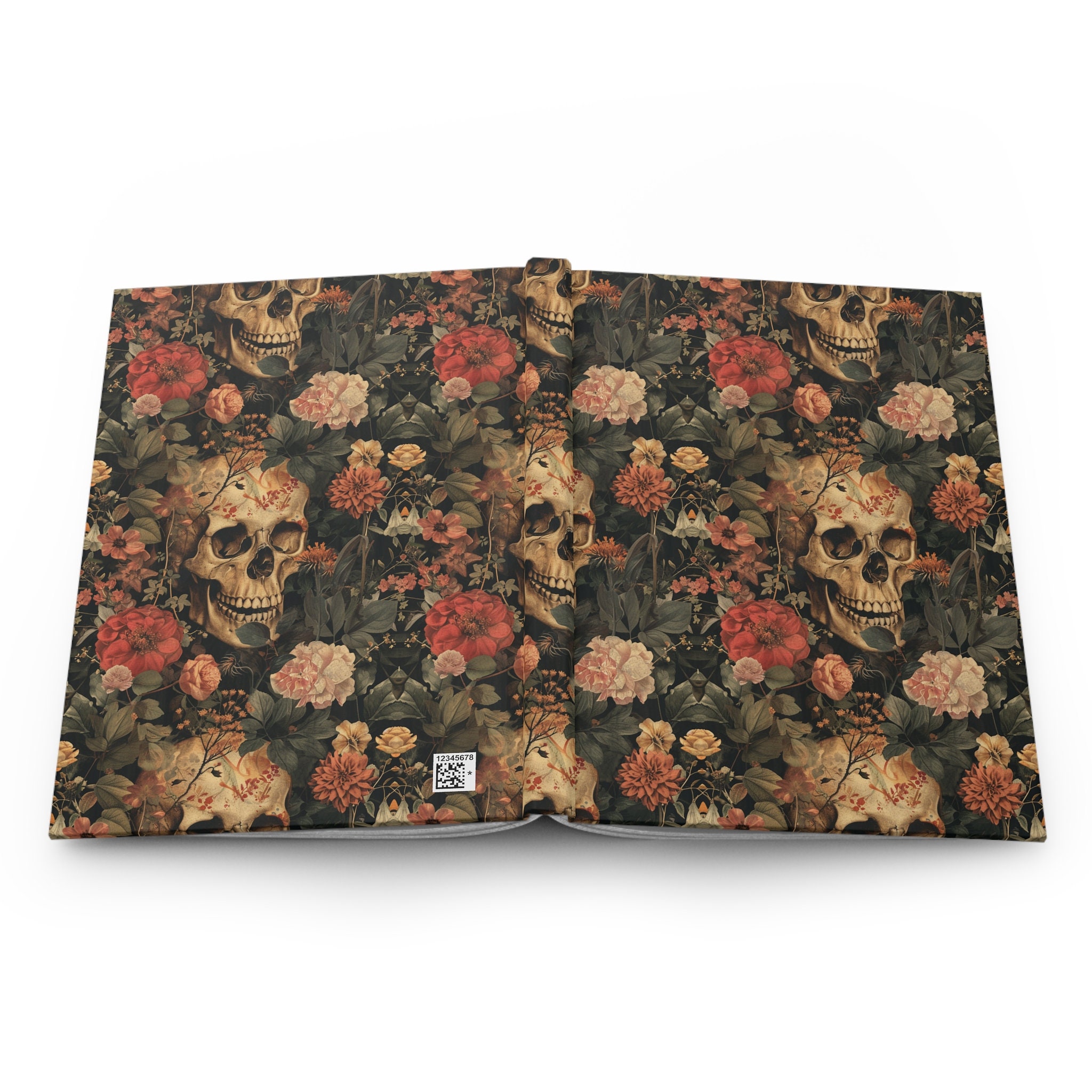 Journal Dark Academia Aesthetic Matte Hardcover Journal Moody Botanical ...