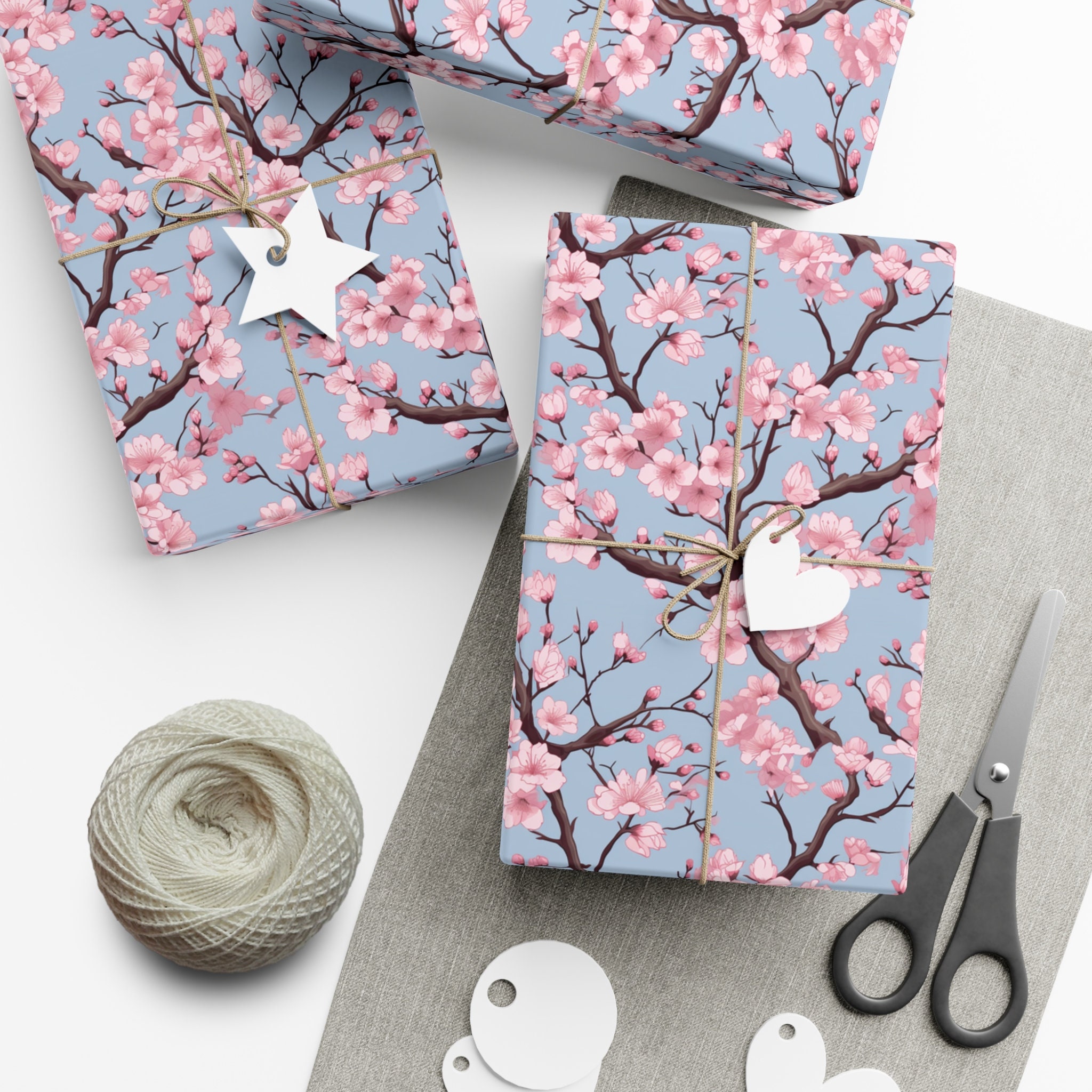 Wrapping Paper Sakura Tree Wrapping Paper Sakura Flower Gift Wrap ...