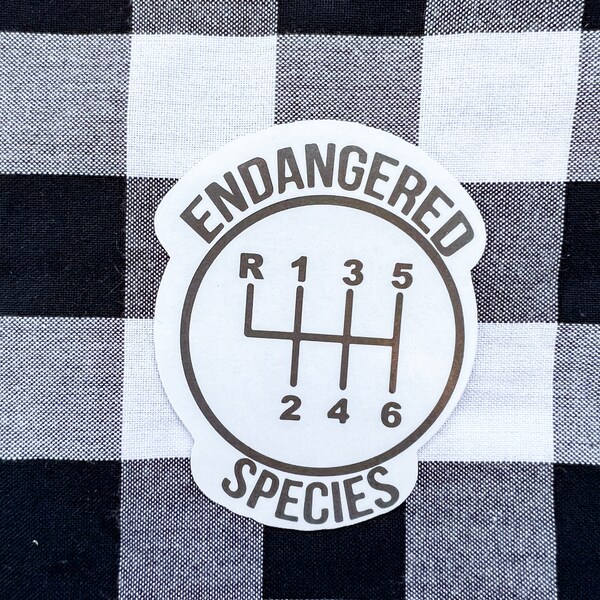 Manual Vehicle Sticker - Etsy