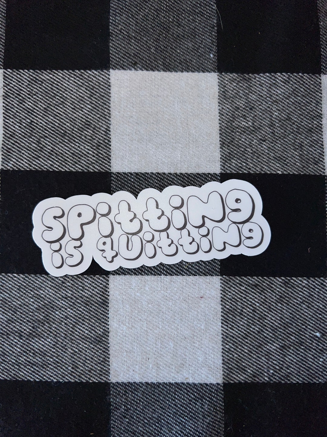 Spitting is Quitting Funny Gag Gift Prank Joke Offensive Vulgar Adult ...