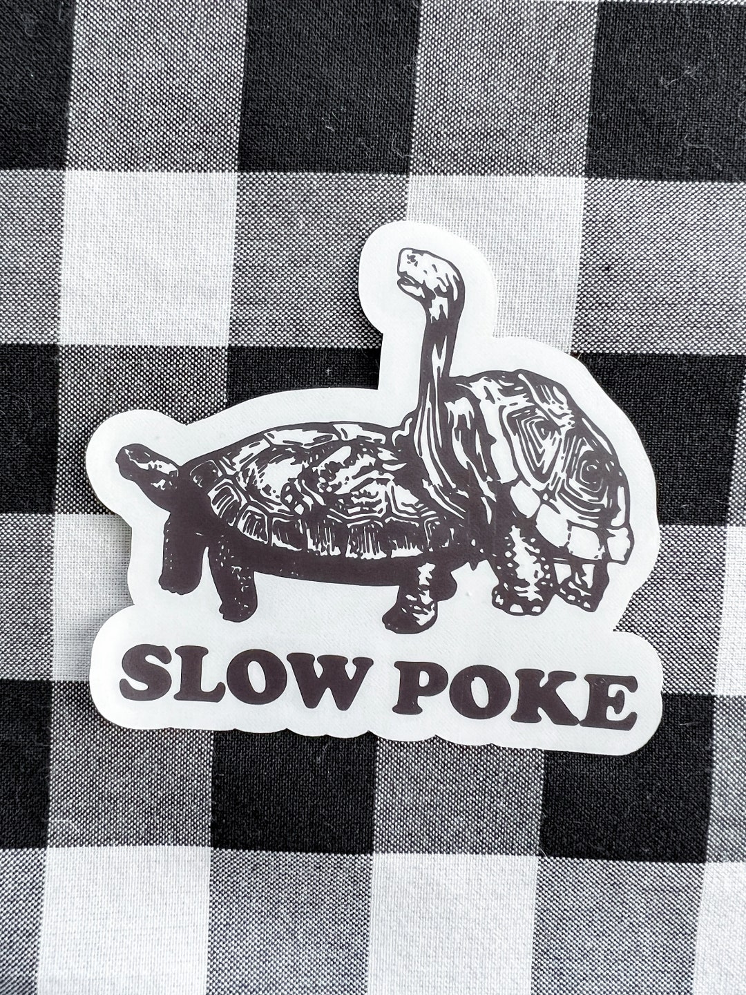 Slow Poke Turtle Funny Sticker Vulgar Adult Laptop Window Bumper Car ...
