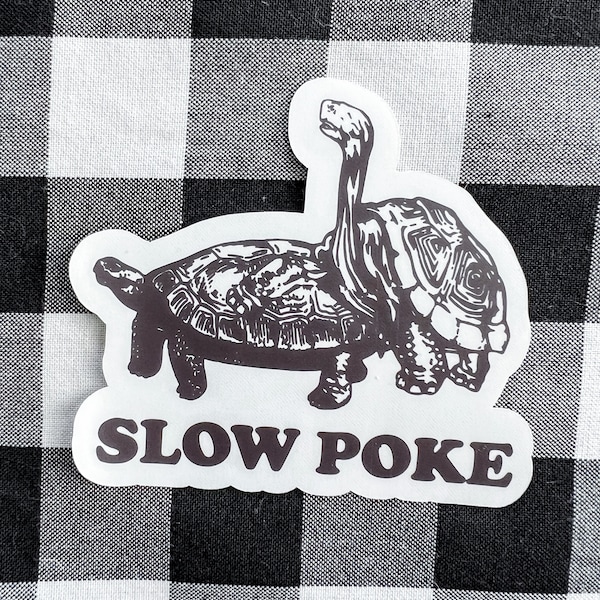 Slow Bumper Sticker - Etsy
