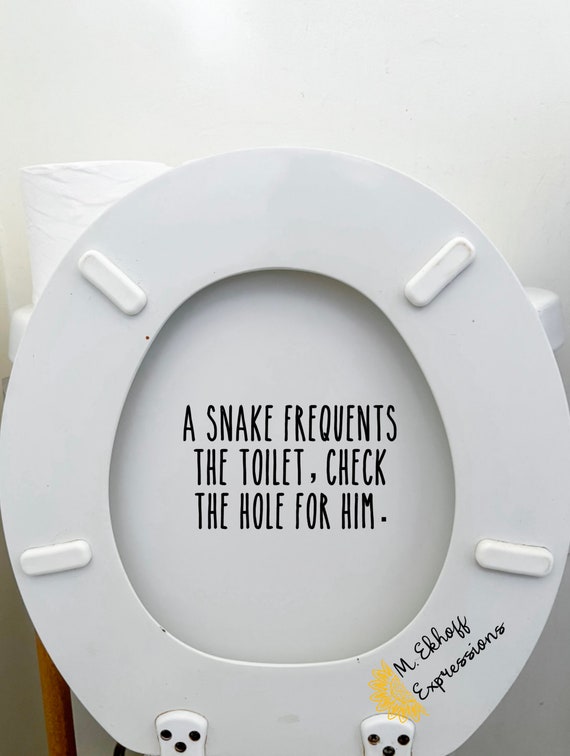 Bathroom Prank Snake