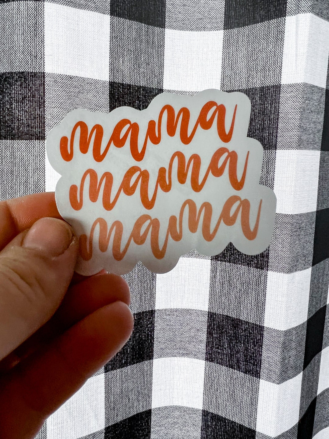 Mama Printed Vinyl Sticker Weatherproof Sunproof Laptop Water Bottle - Etsy