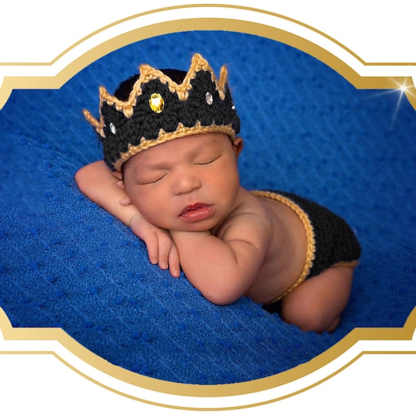 Baby King Crown - Etsy