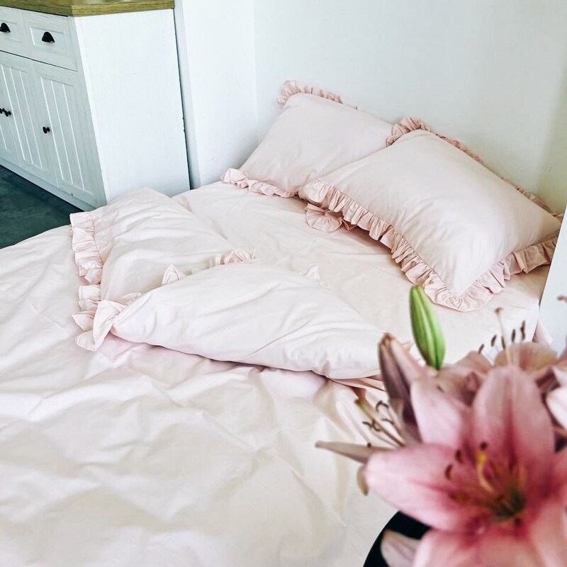 Ruffled Bedding - Etsy