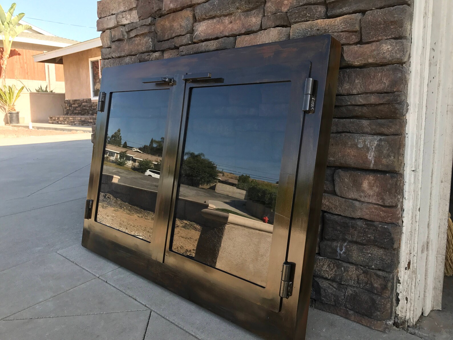 Hand Made Iron Door Custom Made for Your Fireplace | Etsy