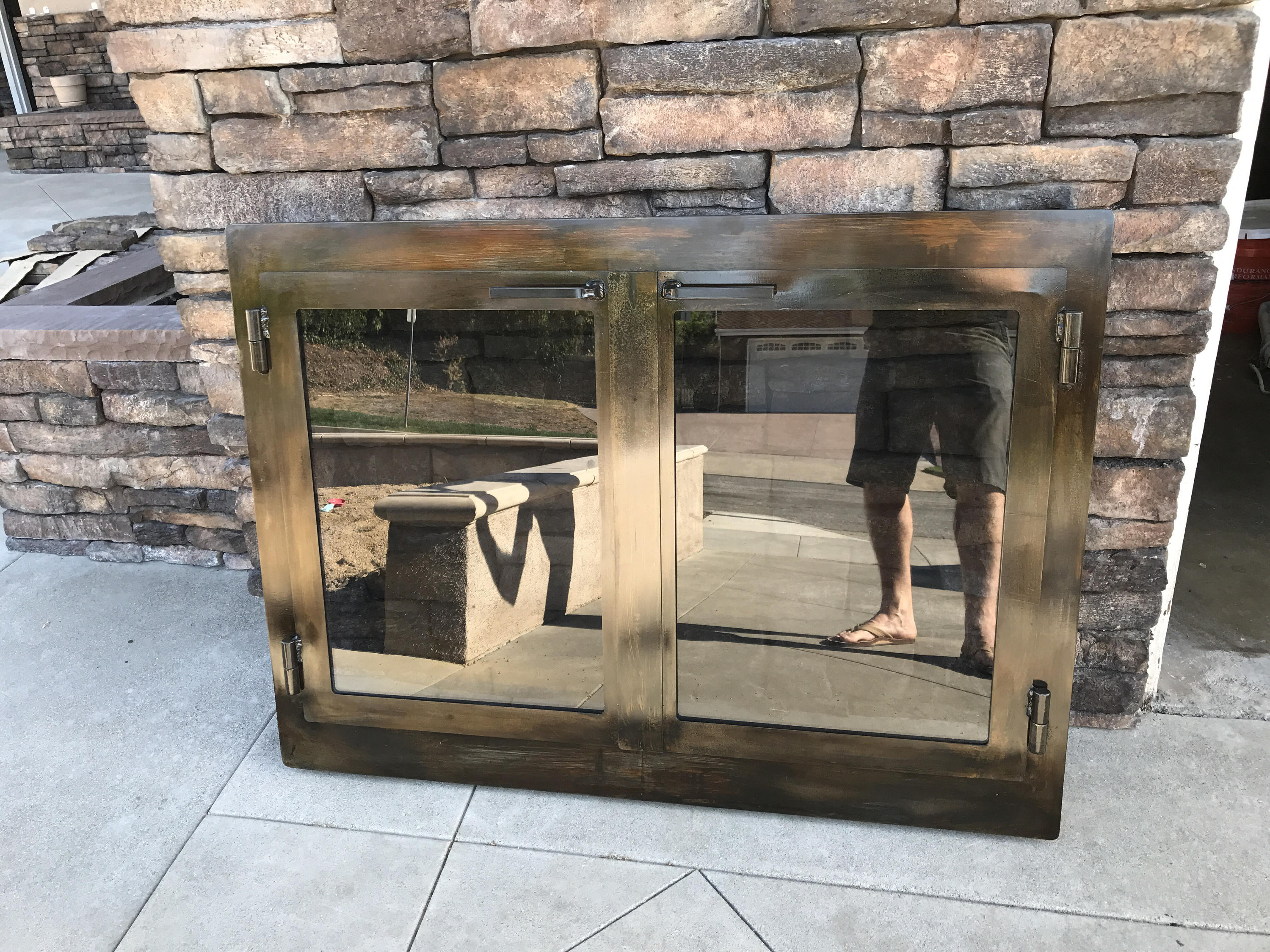 Hand made iron door custom made for your fireplace | Etsy