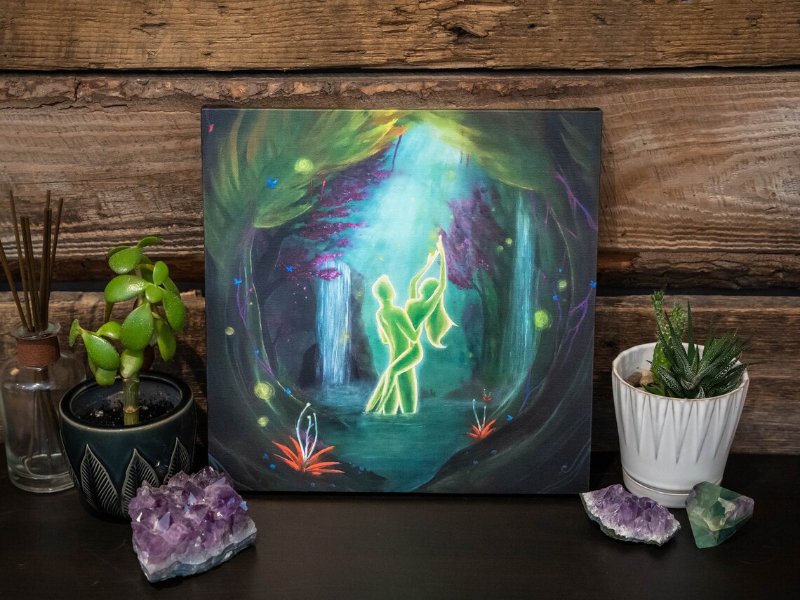 Magical Lovers Art Prints Fantasy Romance Twin Flames - Etsy Canada